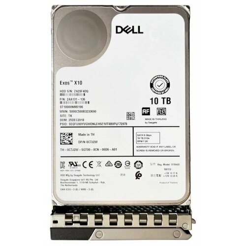 Жесткий диск Dell 0C7J2W 10Tb 7200 SATAIII 3,5" HDD