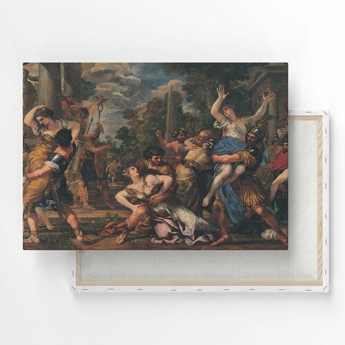 Картина на холсте, репродукция / Пьетро да Кортона - Rape of the Sabines / Размер 40 x 53 см