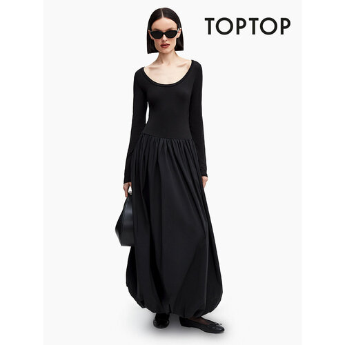 Платье TOPTOP, размер L, черный