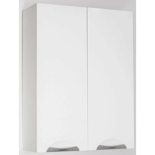 Шкаф двустворчатый подвесной белый глянец Style Line Жасмин ЛС-00000334