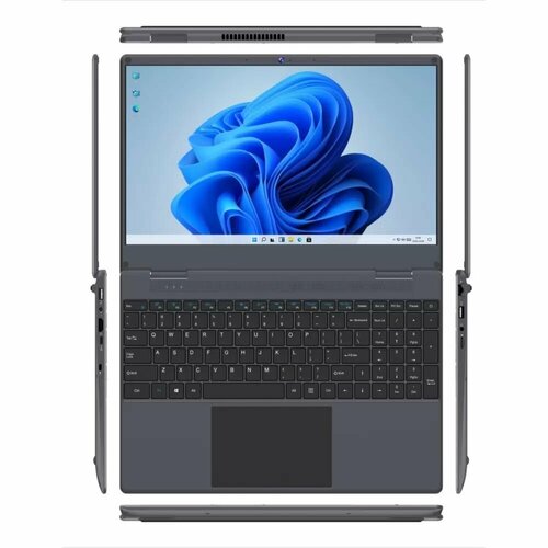 Ноутбук 15.6" IPS FHD HIPER WORKBOOK black (Core i5 1030NG7/8Gb/256Gb SSD/VGA int/W11Pro (U26-15FII5103R8S2WPG)