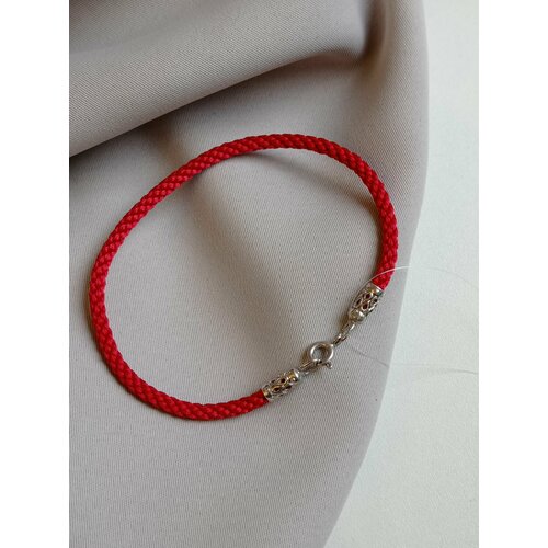 Плетеный браслет Золотник, 1 шт., размер 16 см, красный