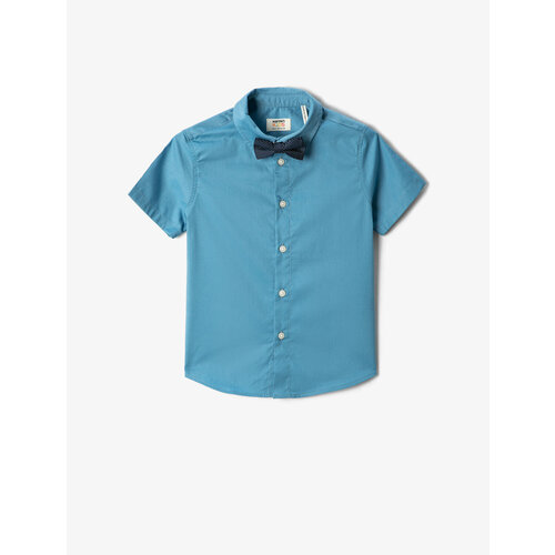 Рубашка KOTON, размер 4-5 лет, синий