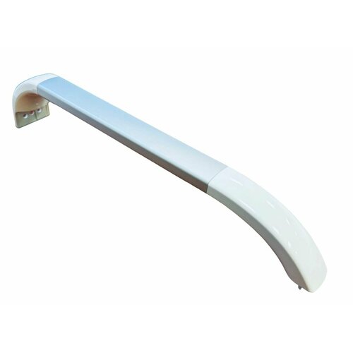 Ручка холодильника Bosch 00360711 (00435900) - 360 мм - белая, с серебристой вставкой