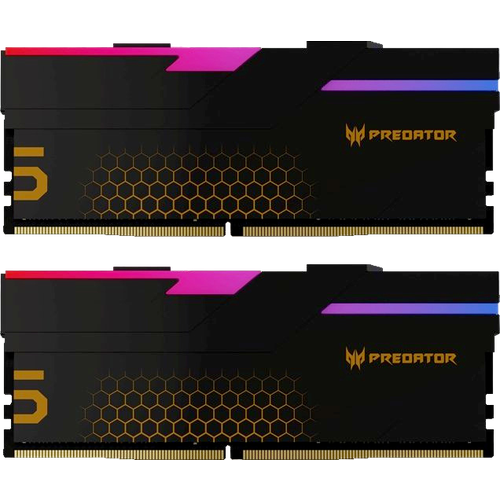 Оперативная память 32Gb DDR5 6400MHz Acer Predator Hermes RGB Black (2x16Gb KIT) (BL.9BWWR.391)