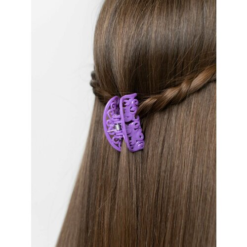 Заколка-крабик для волос, Цвет Фиолетовый