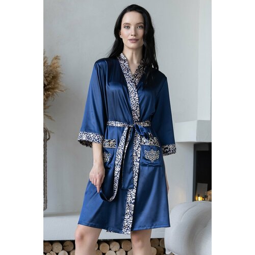 Халат  Mia-Mella, размер L/XL, синий