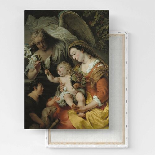 Картина на холсте, репродукция / Фердинанд Бол - The Virgin and Child / Размер 30 x 40 см