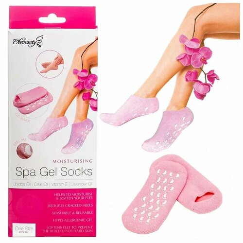Увлажняющие гелевые носочки Spa Gel Socks, силиконовые носки с пропиткой