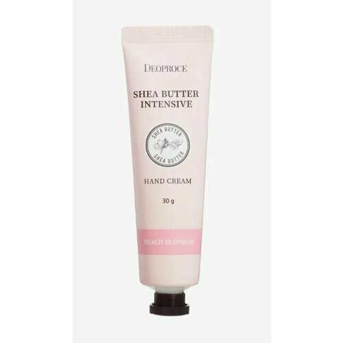 DEOPROCE Крем для рук с маслом ши и ароматом персика Shea Butter Intensive Hand Cream Peach Blossom, 50г