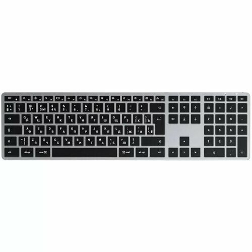 Беспроводная клавиатура с цифровой панелью Satechi X3 (русская раскладка, Bluetooth) (Серый космос / Space Gray)