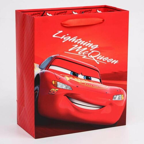 Пакет подарочный Disney - McQueen, ламинированный, 23х27х11.5 см, 1 шт