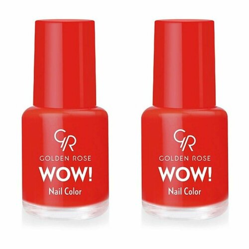 Golden Rose Лак для ногтей Wow! Nail Lacquer, тон 040, 6 мл, 2 штуки