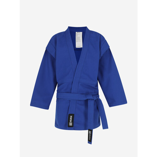 Куртка для самбо HUKK, размер 155, синий