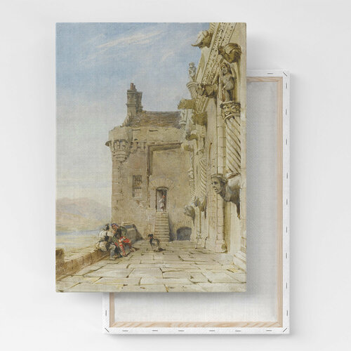 Картина на холсте, репродукция / Дэвид Кокс - Landscape, Stirling Castle / Размер 40 x 53 см