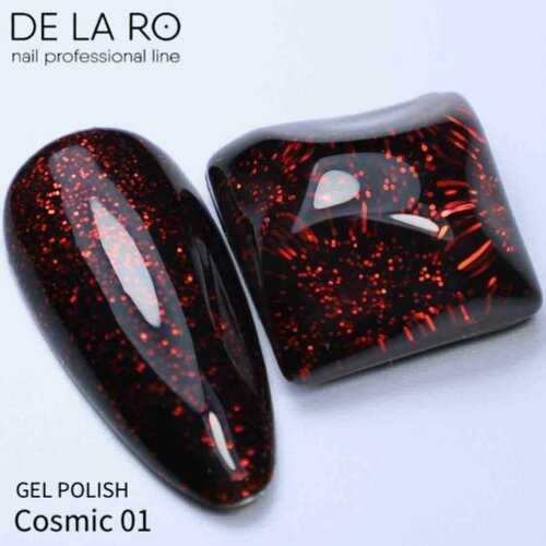 Гель-лак Delaro, коллекция Cosmic #001, 10 ml