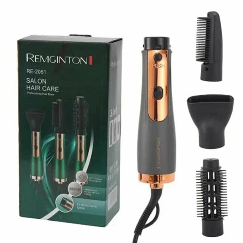 Фен-щетка стайлер для сушки волос Remington RE-2061; стайлер Ремингтон
