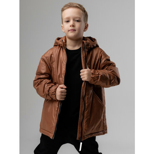 Куртка BODO, размер 98-104, коричневый
