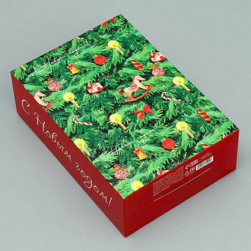 Коробка складная "Новогодняя сказка", 16 x 23 x 7.5 см