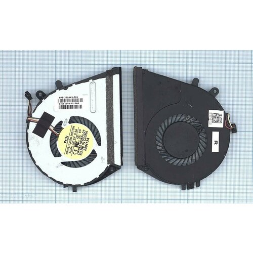 Вентилятор (кулер) для HP Envy 14-K000 (4-pin)