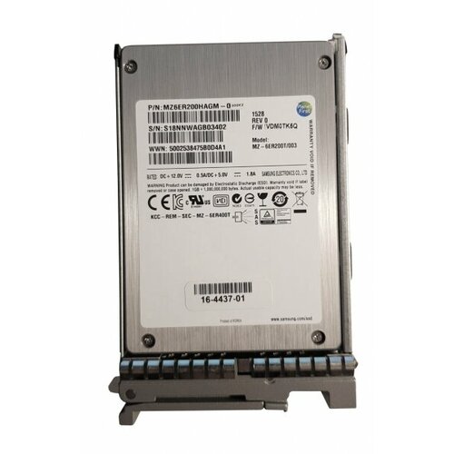 Жесткий Диск Cisco MZ6ER200HAGM-0 200Gb SAS 2,5" SSD