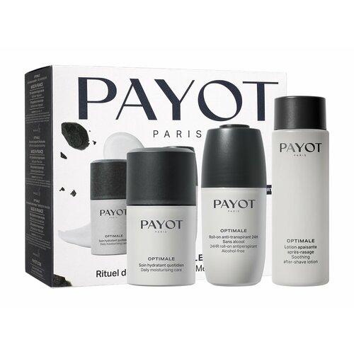 PAYOT Optimale Набор муж. (Дезодорант-антиперспирант 75мл + Гель-крем дневной 50мл + Лосьон после бритья)