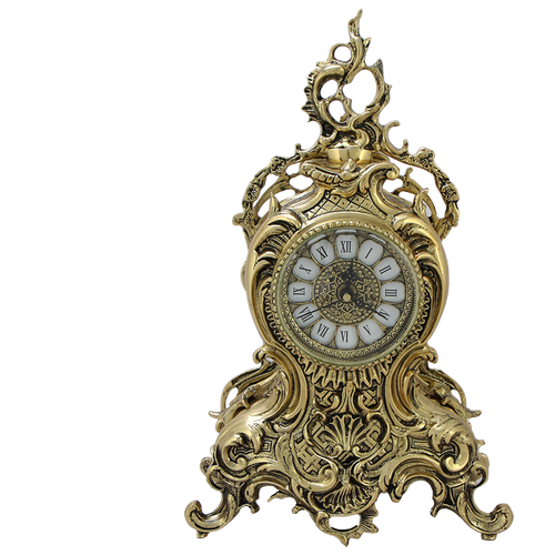 Часы бронзовые каминные Ласу, Bello De Bronze KSVA-BP-27095-D