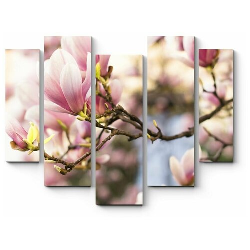 Модульная картина Весны прекрасное цветение 171x139
