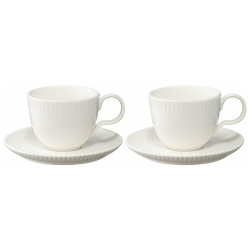 Набор из двух чайных пар белого цвета из коллекции kitchen spirit, 275 мл TK22-TW_TC0002