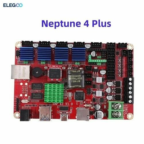 Плата управления для 3D принтера ELEGOO Neptune 4 PLUS. Материнская плата ZNP K1 v1.0.