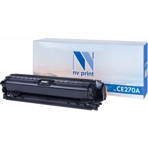 Лазерный картридж NV Print CE270A черный ресурс 13 500 страниц