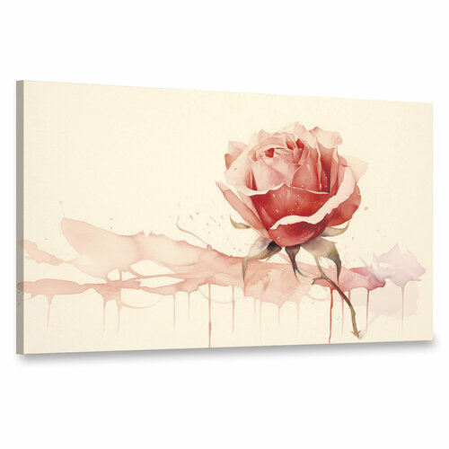 Интерьерная картина 100х60 "Розы в прощании"