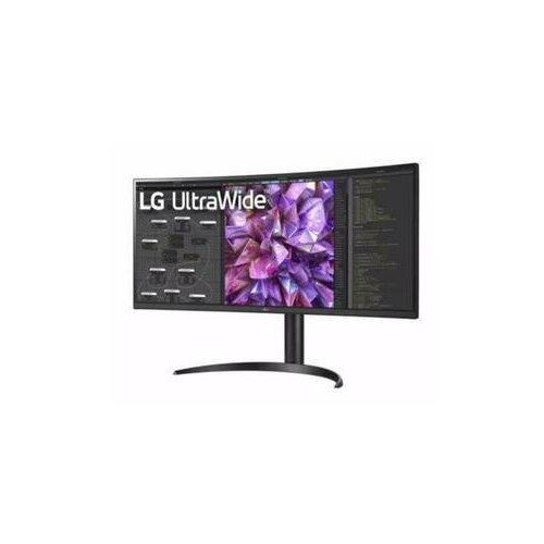 Монитор LG монитор 34" LG 34WQ75C-B Black (IPS, изогнутый, 3440x1440, 5 ms, 178°/178°, 300 cd/m, 1000:1, +2хHDMI 2.0, +DisplayPort 1.4, +4xUSB 3.0, +USB Type-C, +RJ45, +MM, +регулировка по высоте)