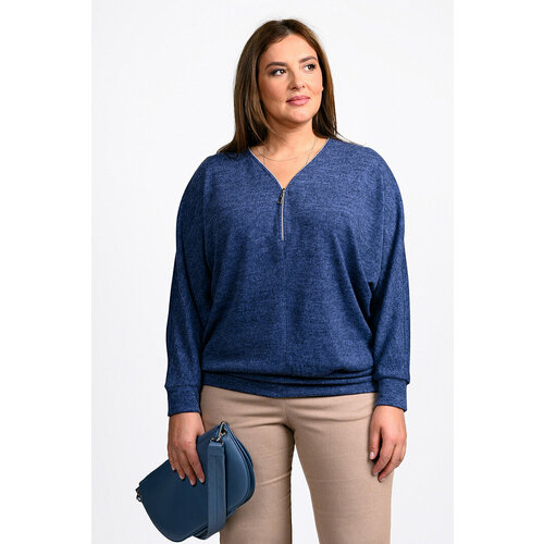 Пуловер SVESTA, размер 54, синий