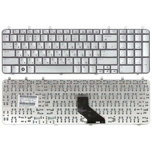 Клавиатура для ноутбука HP Pavilion dv7-1080ew серебристая