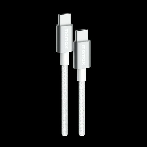 Кабель Momax Elite USB-C to USB-C 60 Вт, 1,5 м - White