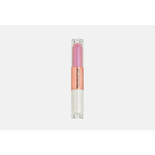 Тени для век MAKEUP REVOLUTION Double Up Liquid цвет: Subliminal Lilacобъем: 4.4 мл