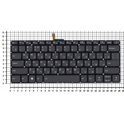 Клавиатура для ноутбука LENOVO S145-14IGM с подсветкой