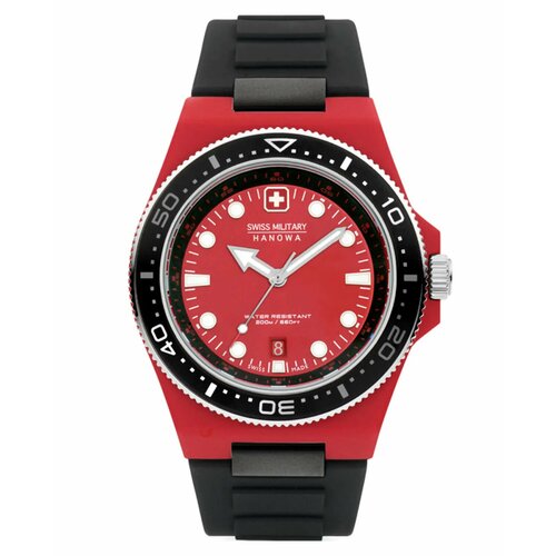 Наручные часы Swiss Military Hanowa SMWGN0001183, красный, черный