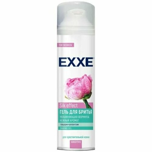 EXXE Гель для бритья, Sensitive Silk Effect, женский, 200 мл