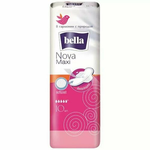 Bella Прокладки гигиенические, Nova Maxi Softiplait air, 10 шт.