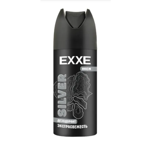 EXXE Men Silver - мужской дезодорант-спрей Экстра свежесть 150 мл.