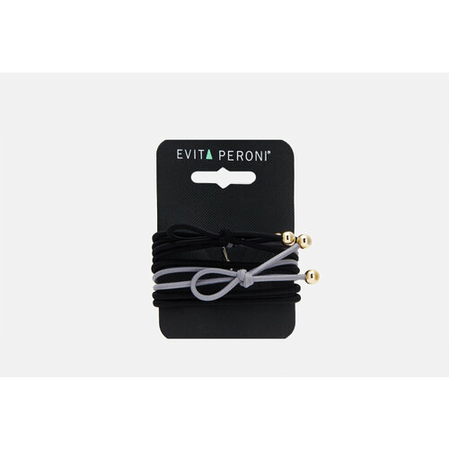 Набор резинок для волос Evita Peroni, черный 6мл