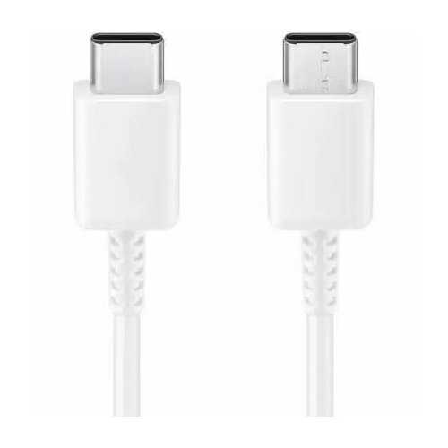 Кабель для телефона, Samsung, USB Type-C - USB Type-C 5A 1.8м, белого цвета