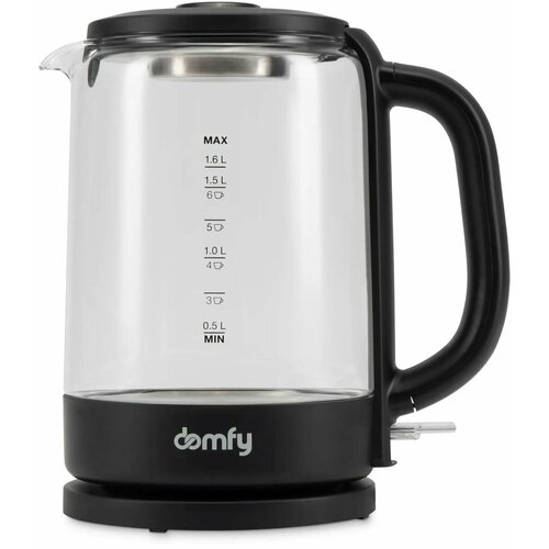 Чайник электрический DOMFY DSB-EK304, черный