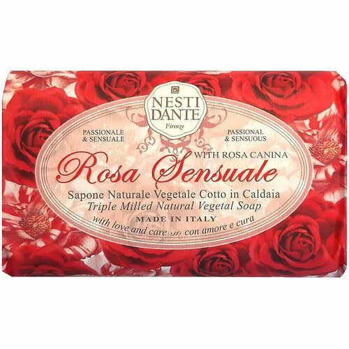 Мыло Nesti Dante ROSA Чувственная роза / Rosa sensuale 150 г