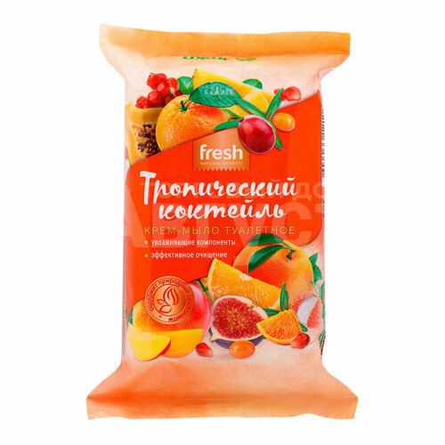 Fresh Мыло туалетное Тропический коктейль, 90г -2 шт