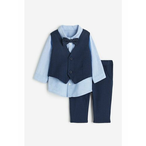 Комплект одежды H&M, размер 74, синий, голубой