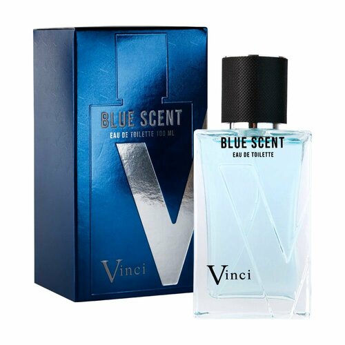 VINCI (Delta parfum) Туалетная вода мужская Vinci Blue Scent. 100 мл