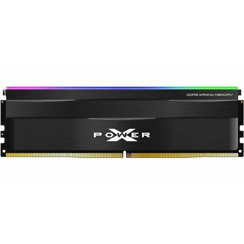 Оперативная память для компьютера 32Gb (1x32Gb) PC5-44800 5600MHz DDR5 DIMM CL40 Silicon Power XPower Zenith RGB SP032GXLWU560FSF